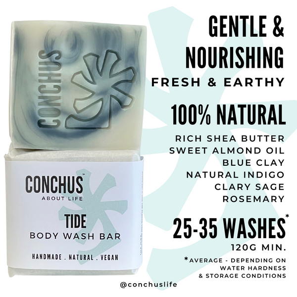 Tide Body Wash Natural Soap - CONCHUS - Natural Soap & Skincare